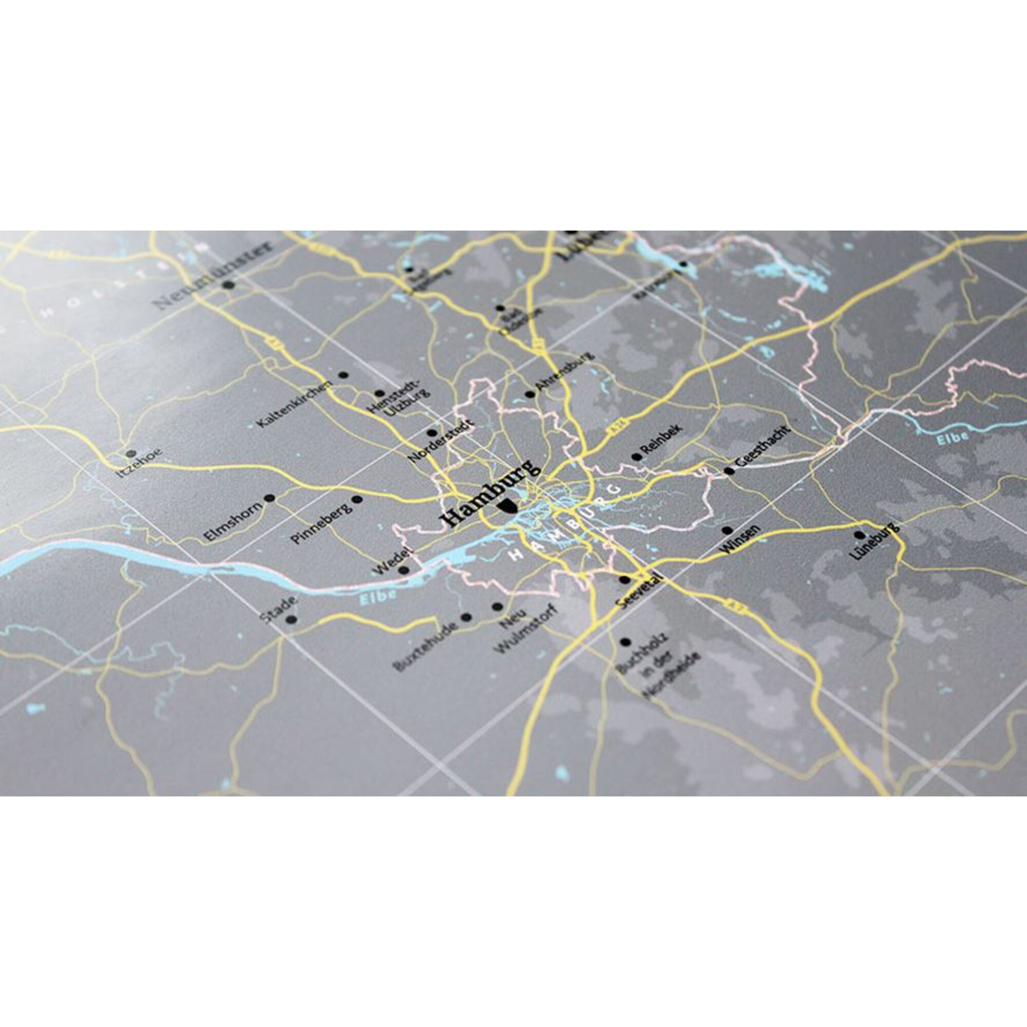 Marmota Maps Karta Deutschlandkarte Map Grey